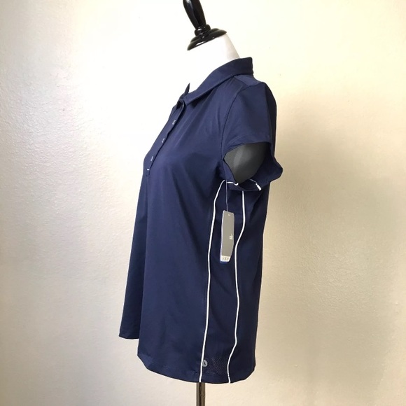 ALO Yoga | Tops | Alo Active Cool Fit Polo Shirt Sleeve Blue | Poshmark